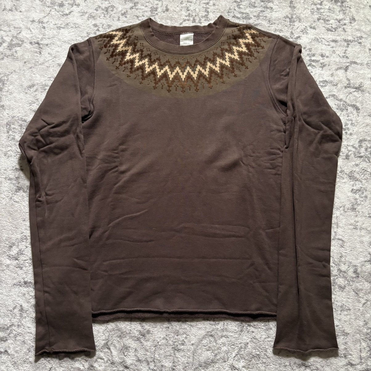 Number (N)ine Number (N)ine AW02 Nowhere Man Nordic Neck Sweatshirt | 2 ...