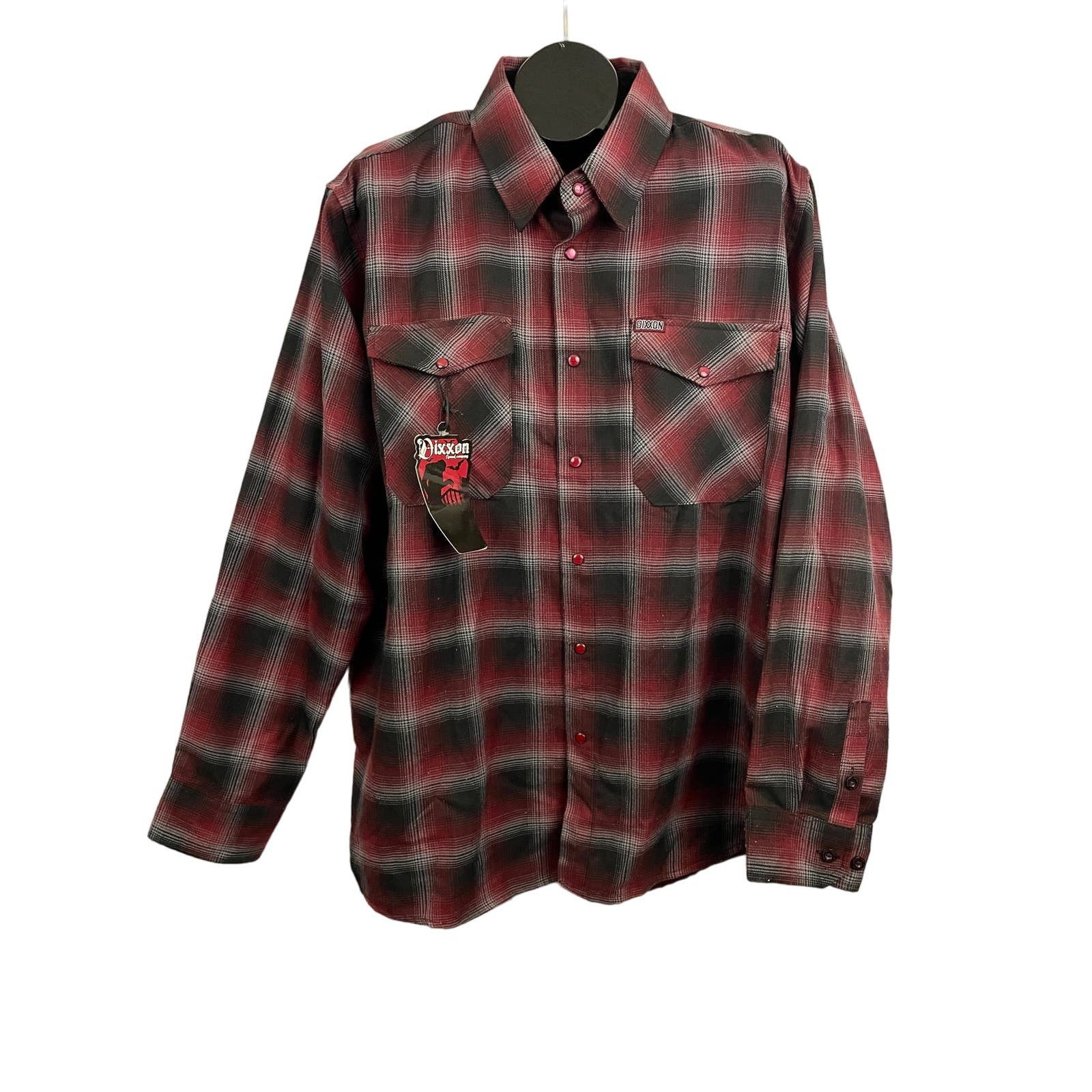 Dixxon Dixxon The Count Red Flannel Shirt Men's 2X NWT | Grailed