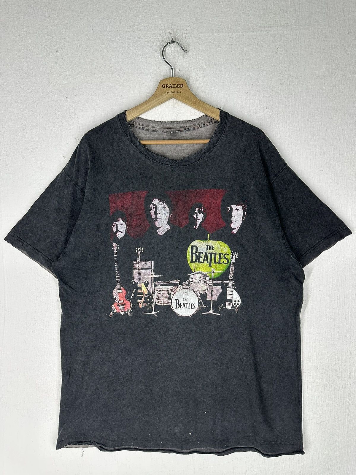 Band Tees Vintage The Beatles Sun Faded Shirt Tee | Grailed