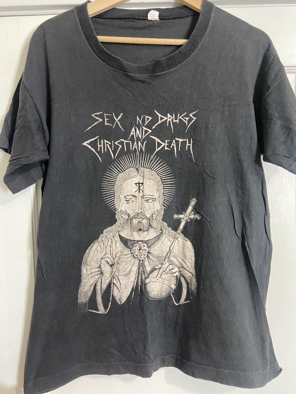 Band Tees 80s Sex and Drugs and Christian Death Goth Rock Band Tee ...