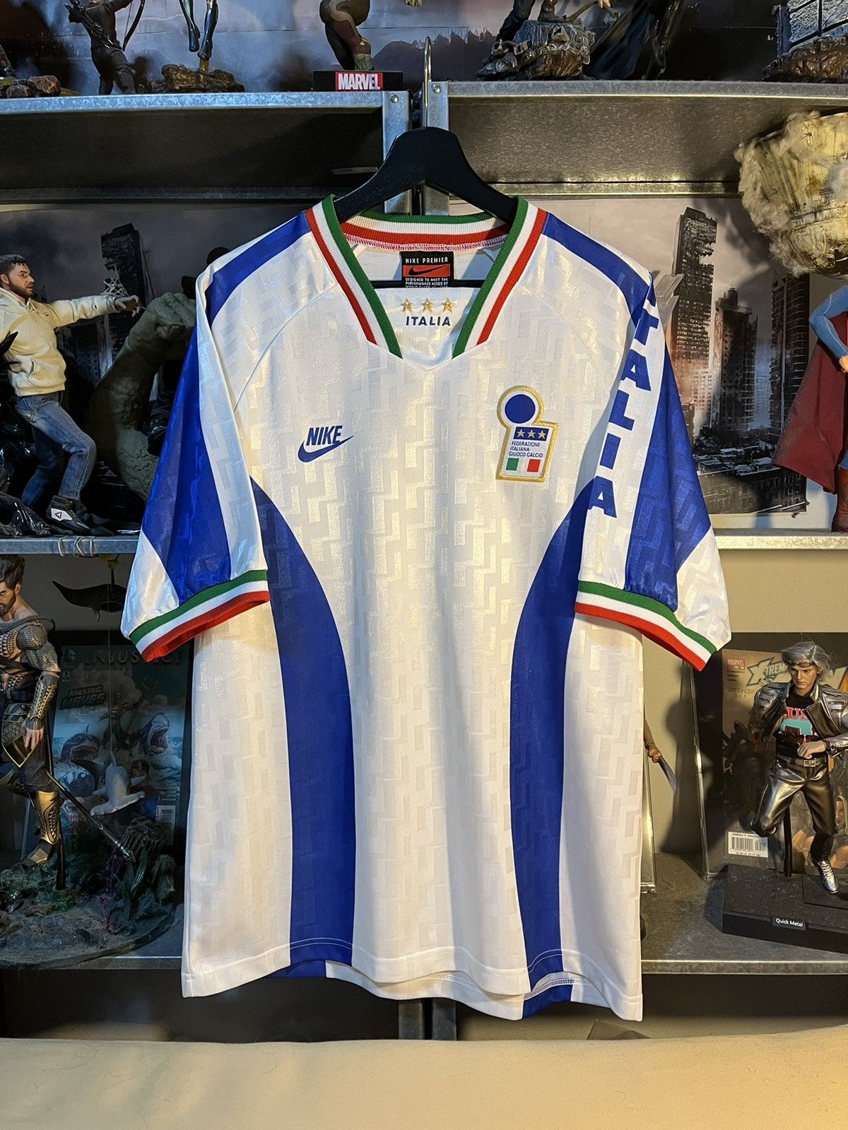Nike Rare Original Vintage Nike Italy Training Kit Soccer Jersey | Grailed
