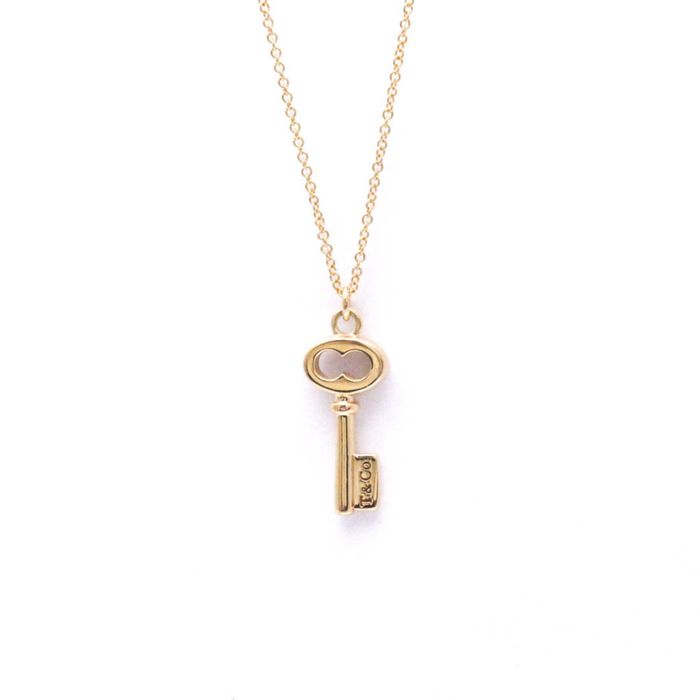Tiffany & Co. Tiffany Keys Pink Gold (18K) Women's Pendant Necklace ...