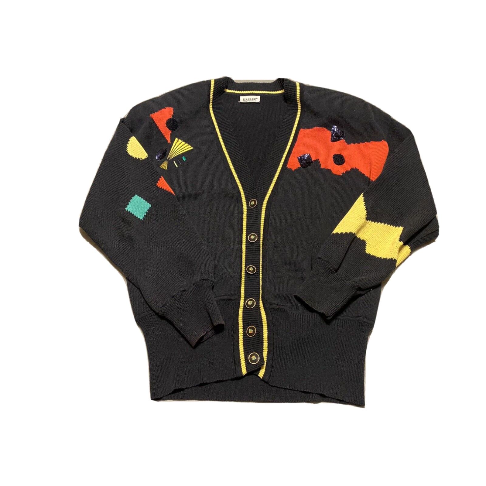 Vintage Vtg BASLER Horst Basler Button Down Sweater Cardigan US Size 10 ...