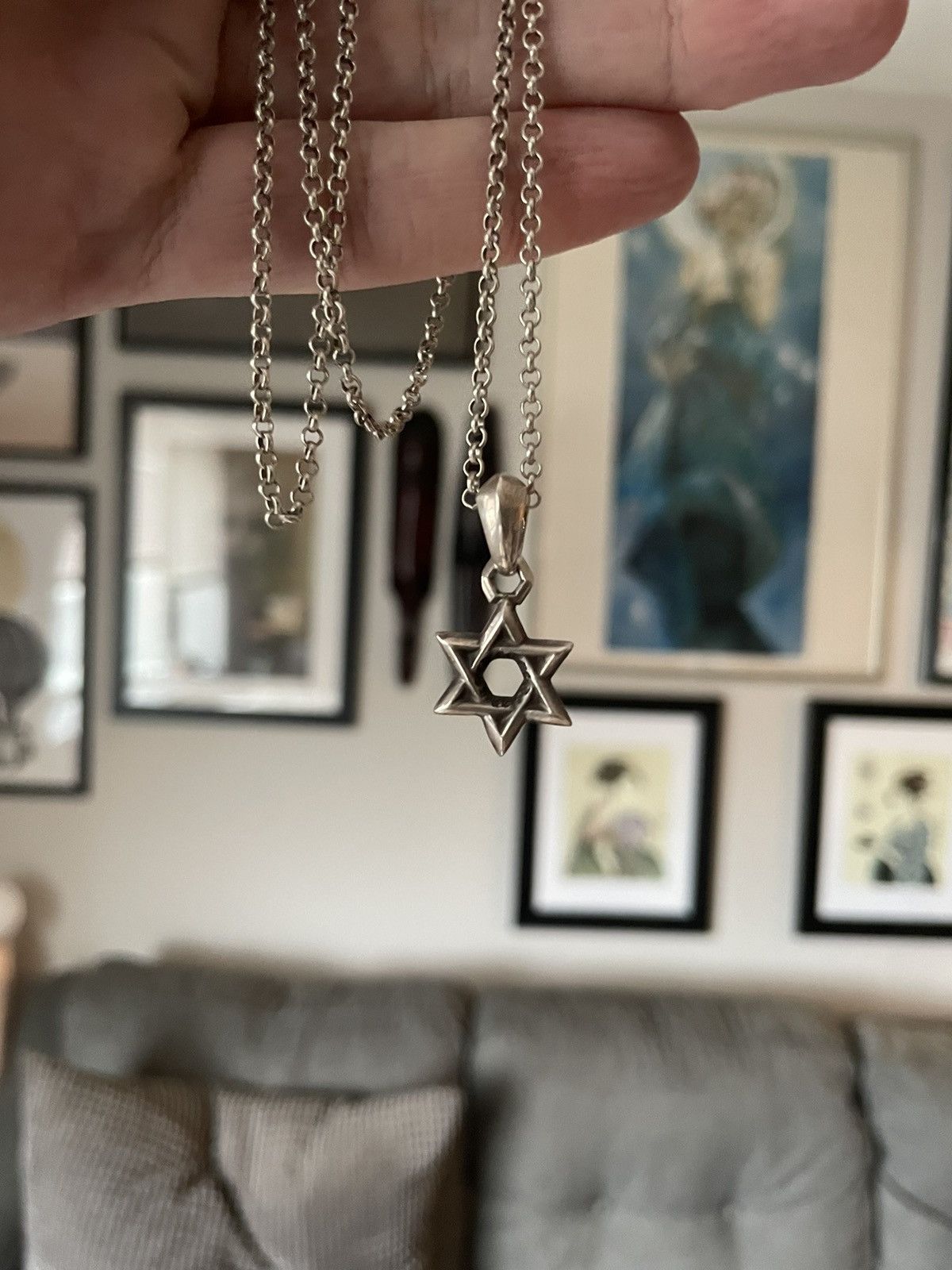 Chrome Hearts Chrome Hearts Star Of David Pendant | Grailed