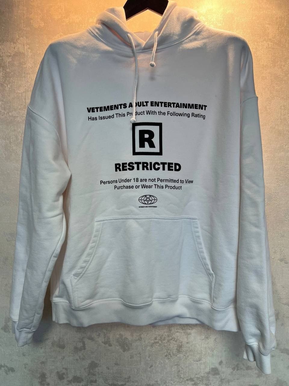 Vetements Hoodie Vetements Restricted White | Grailed