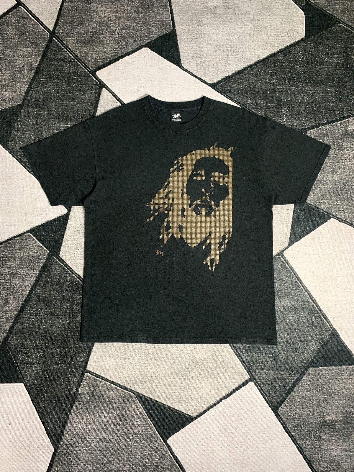 Stussy Stussy Bob Marley Pixel tees | Grailed