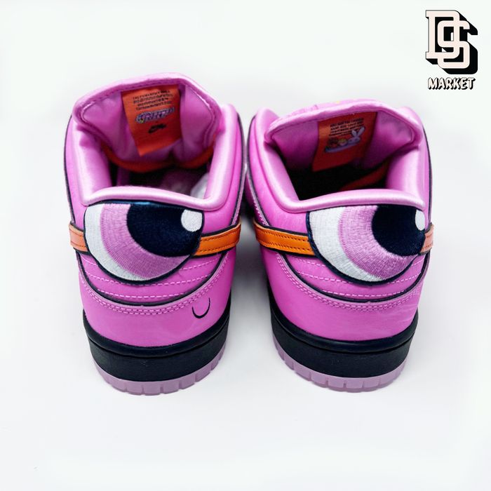 Nike NIKE SB DUNK LOW PRO THE POWERPUFF GIRLS PPG BLOSSOM PINK | Grailed