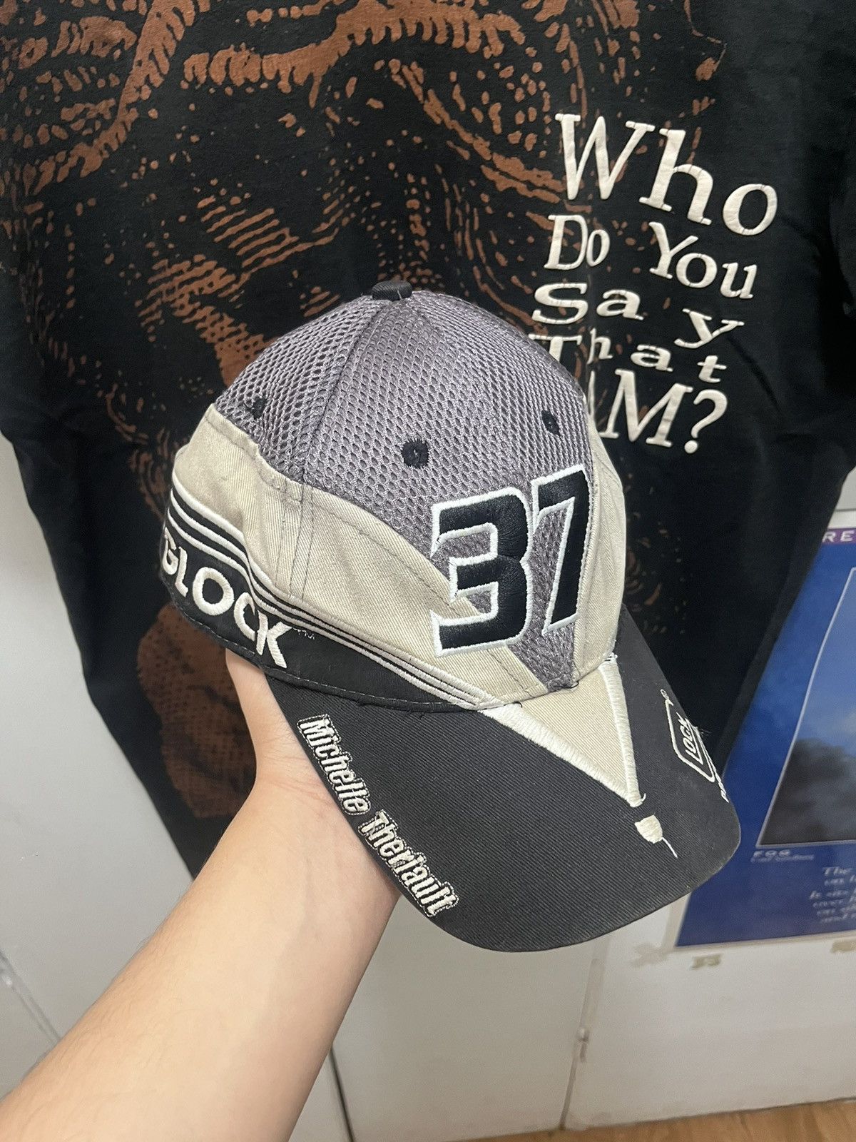 NASCAR × Vintage Vintage 90s Glock X NASCAR x 37 Michelle Theriault Hat ...
