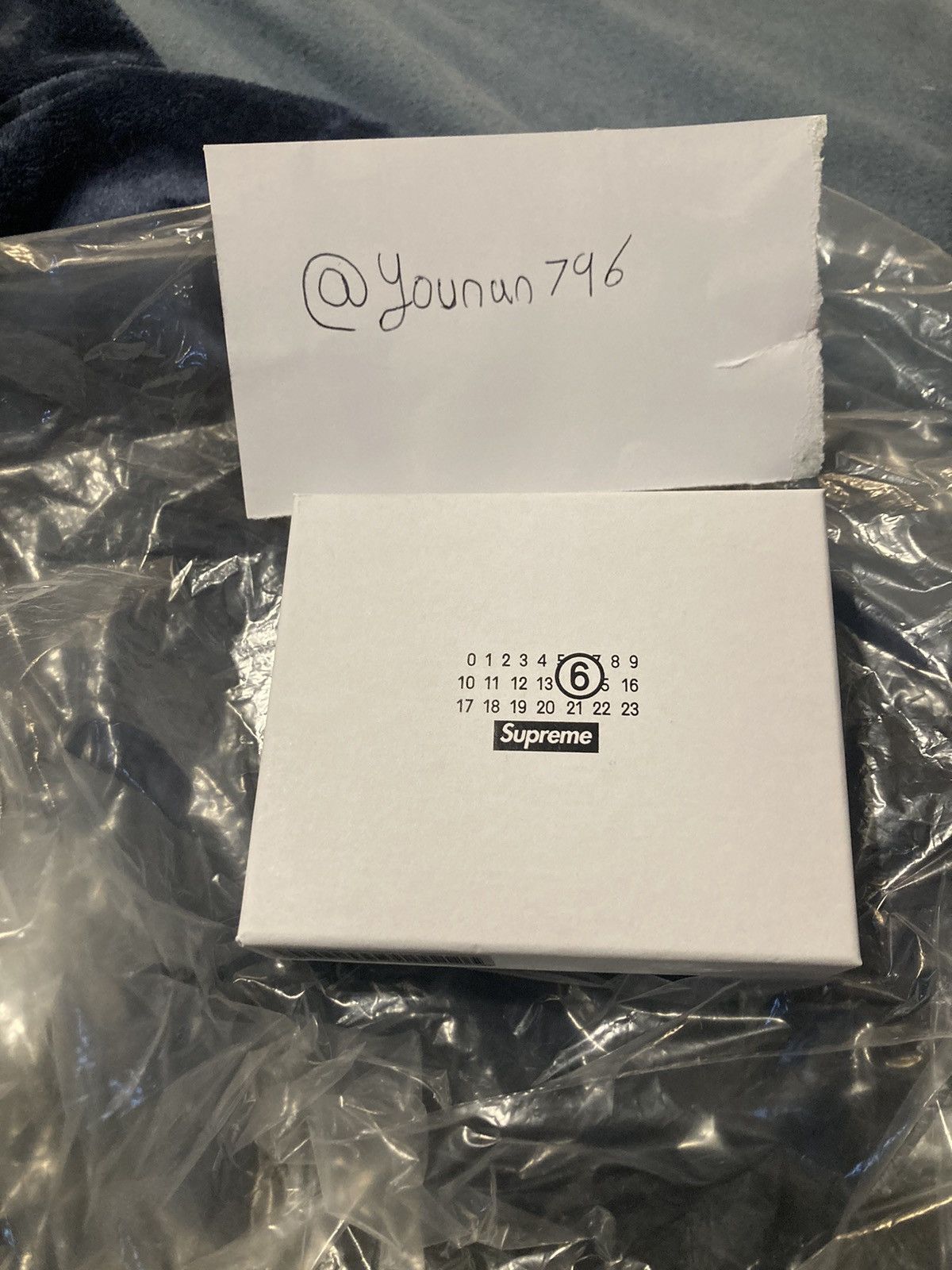 Maison Margiela × Supreme IN HAND Supreme x Maison Margiela Receipt ...