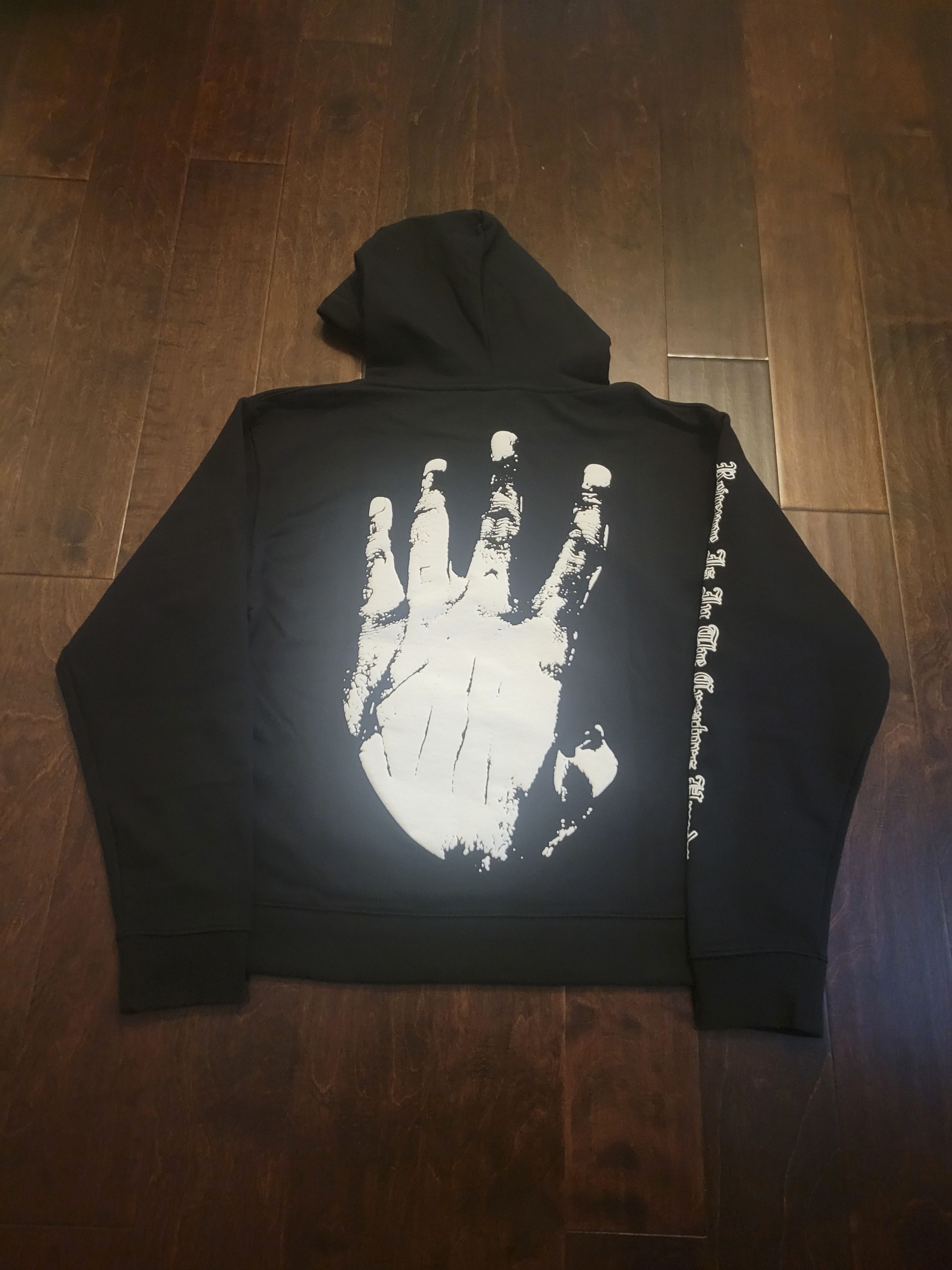 Revenge Revenge Black White Outline Kill Hoodie L | Grailed