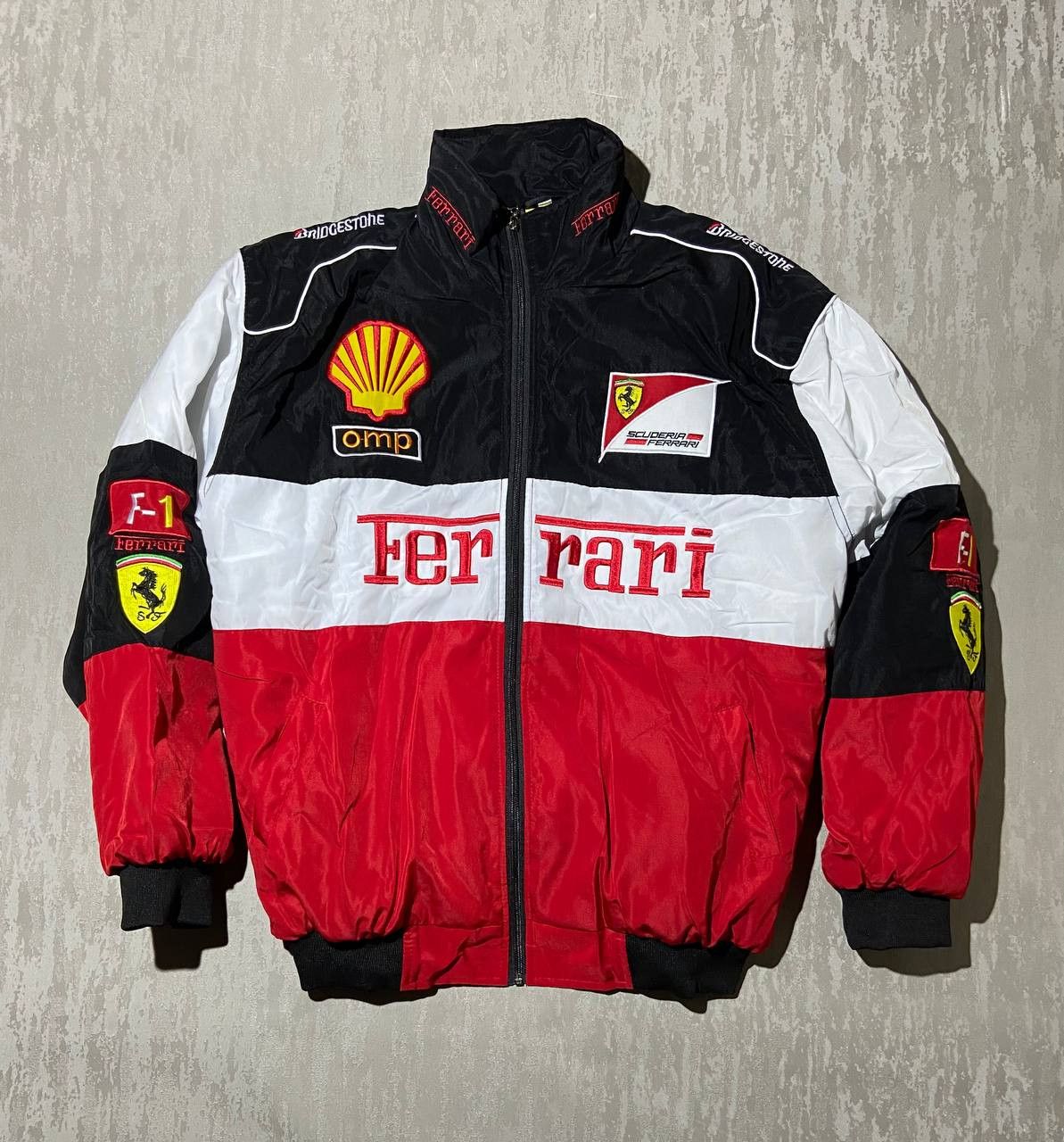 Ferrari × Racing × Vintage Vintage Ferrari Racing Jacket Red Formula ...