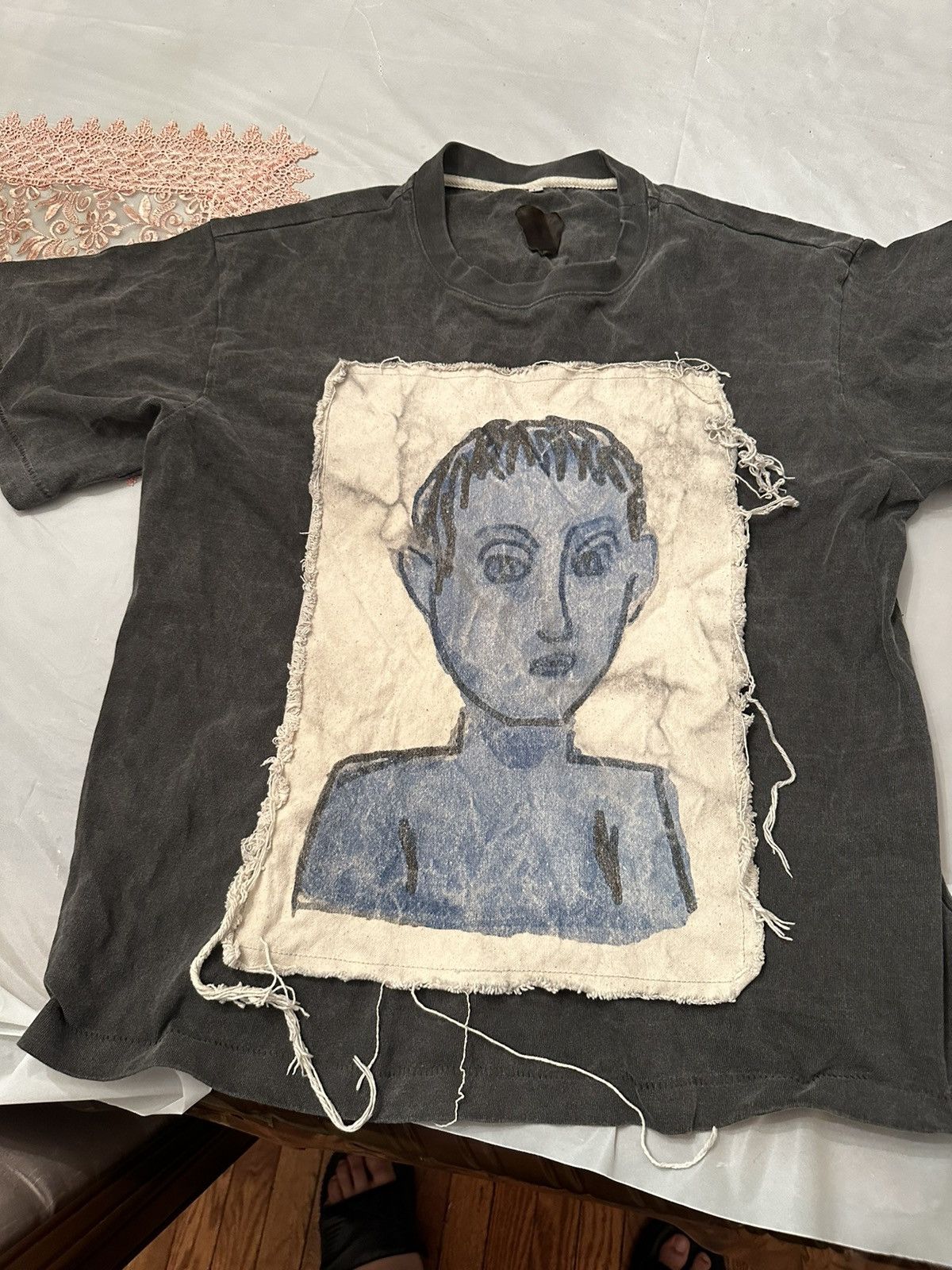 Designer RARE BLUE BOII blueboii charcoal shirt | Grailed