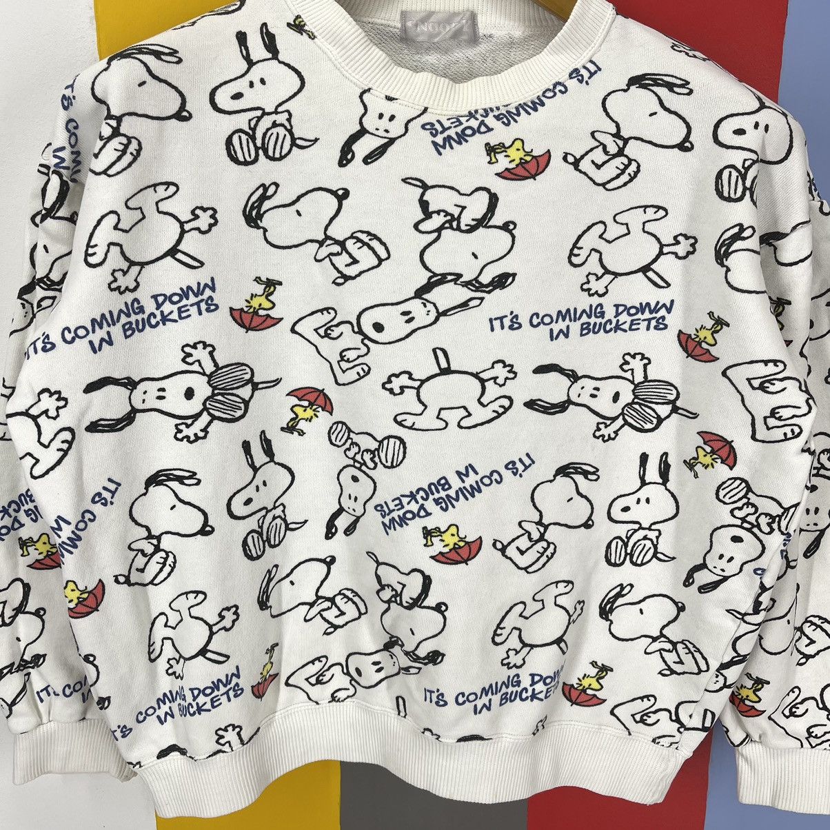 Cartoon Network × Peanuts × Rare SNOOPY Crew Neck Sweatshirt #1458/AY ...
