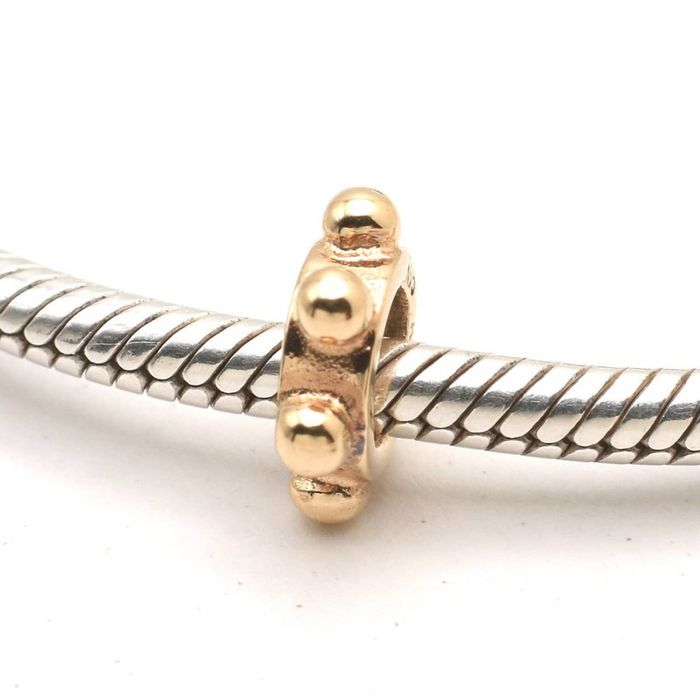 pandora Authentic PANDORA 14K Gold BB Spacer | Grailed