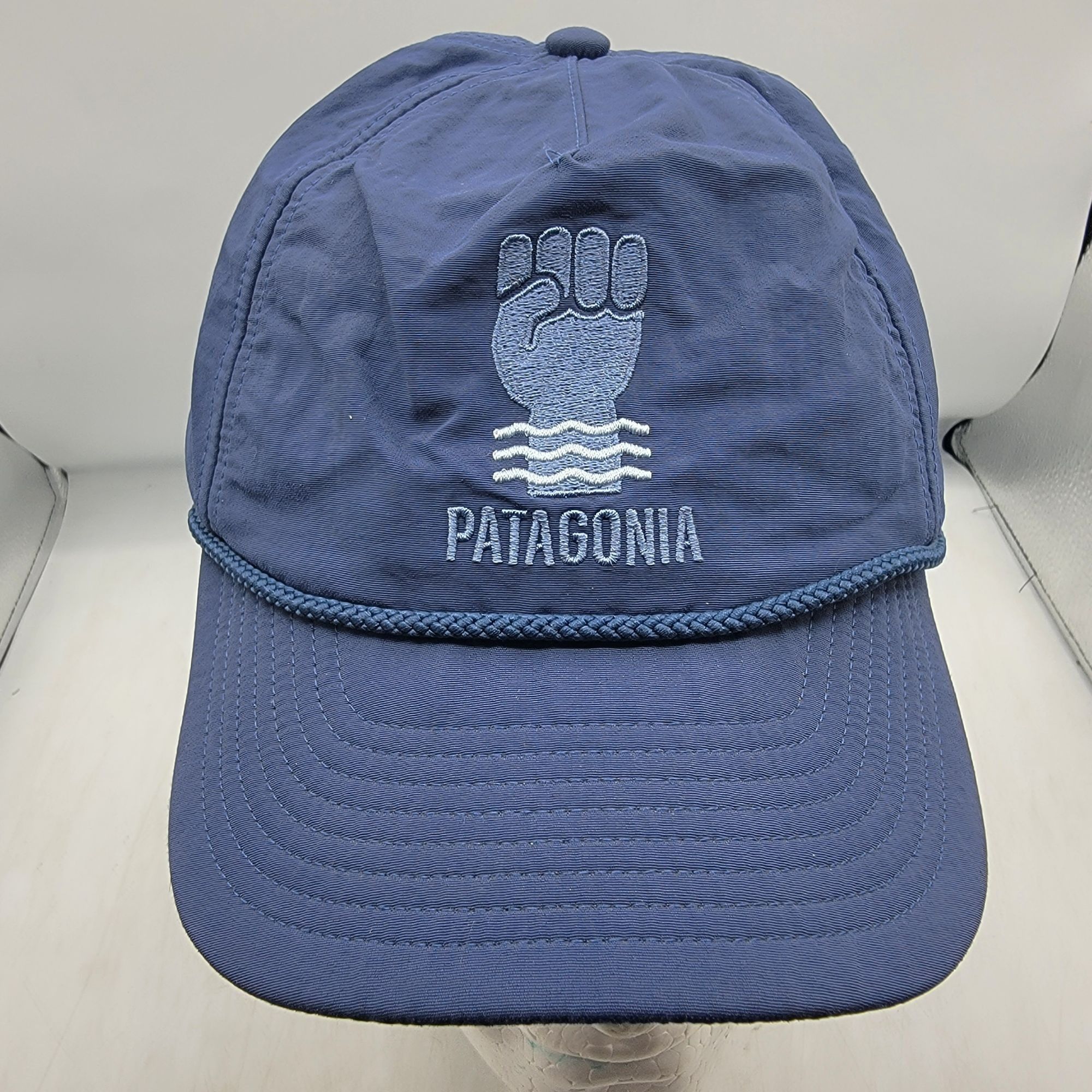 Patagonia Patagonia Waterfarer Cap Protect Your Peaks Adults Blue Hat ...
