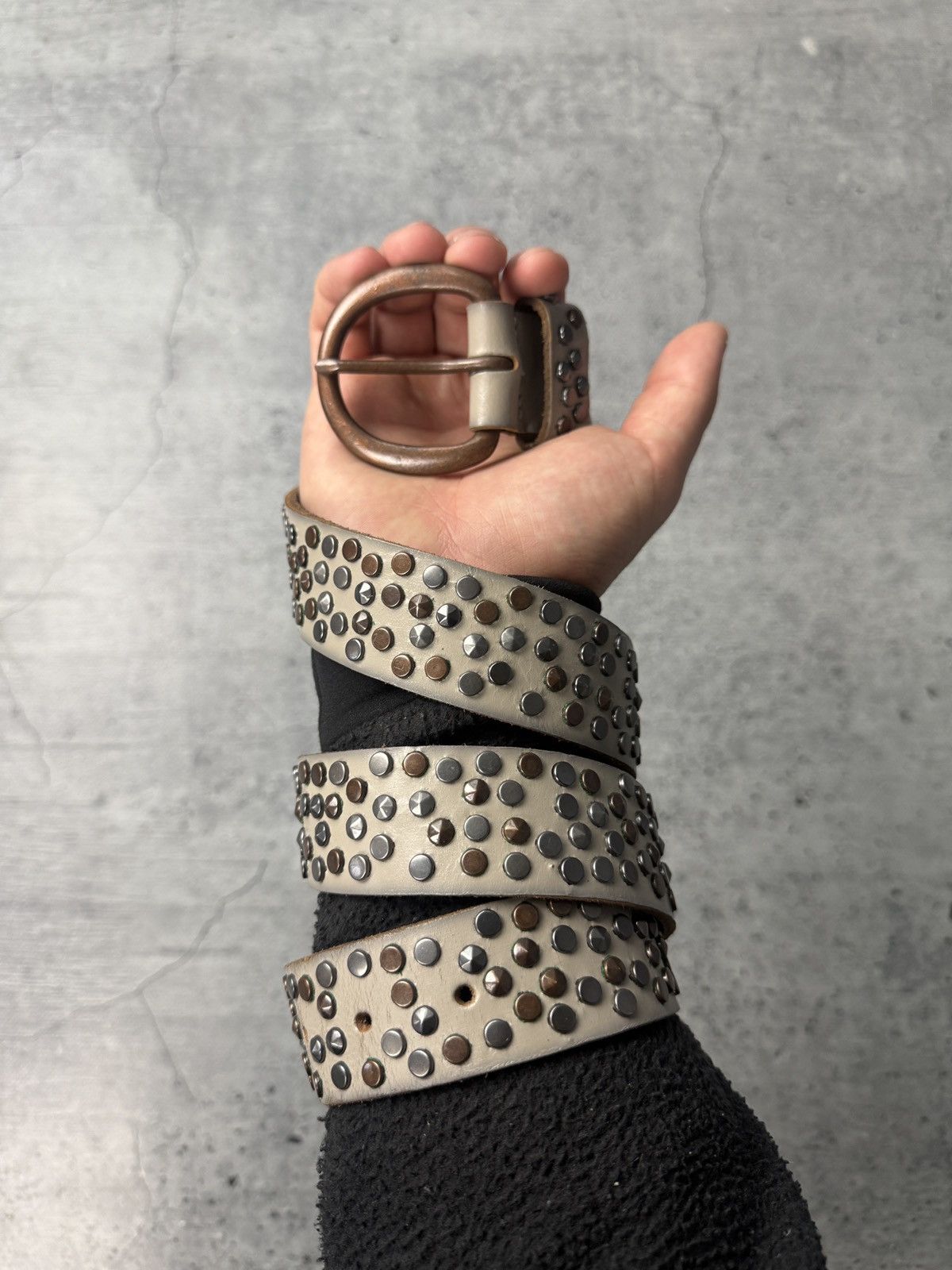 Number (N)ine Vintage Diesel Style Metal Y2k Belt | Grailed