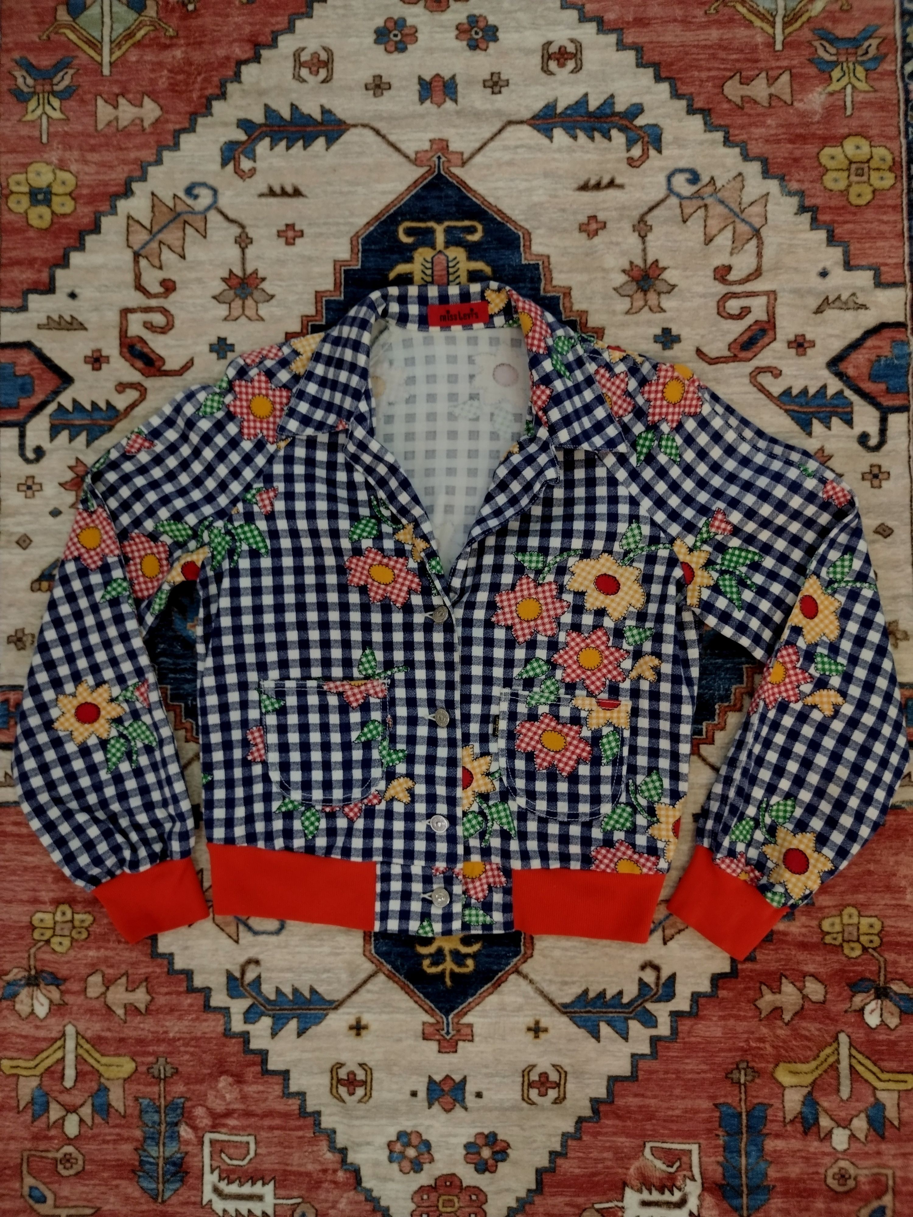 Levi's Vintage 60s 70s levis big E miss levis flower jacket | Grailed
