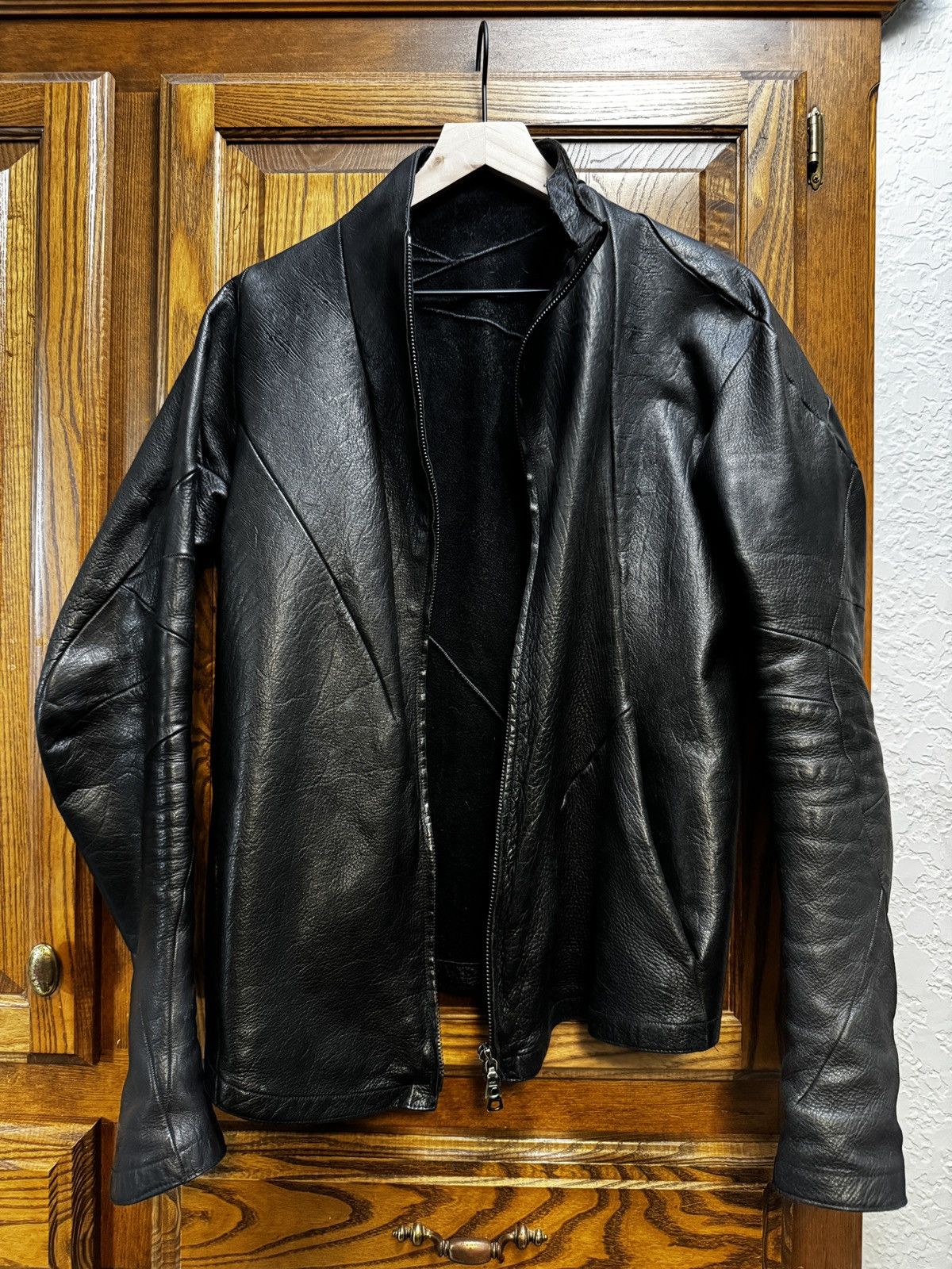 Leon Emanuel Blanck Leon Emanuel Blanck Distortion Leather Jacket | Grailed