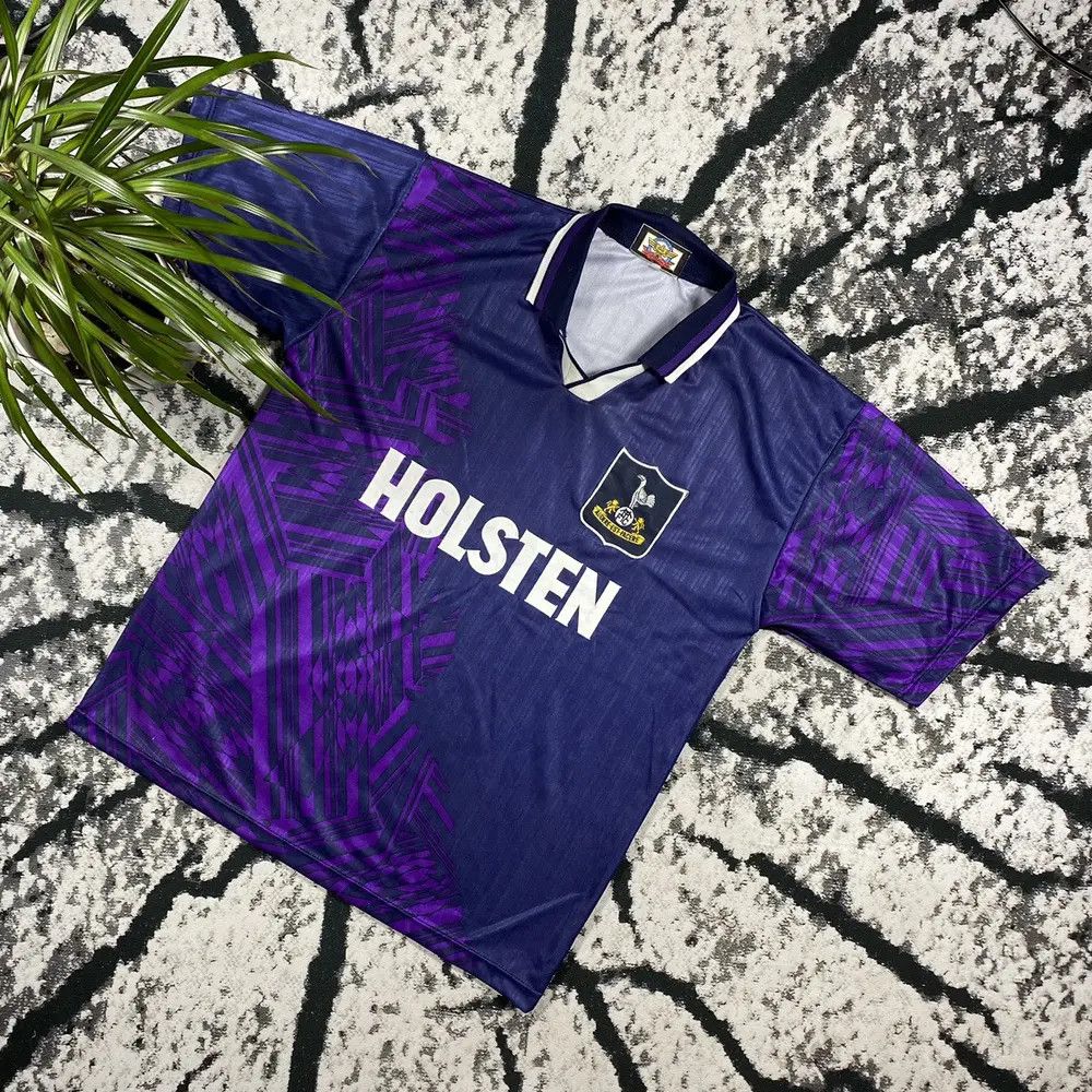 Vintage 1993 TOTTENHAM HOTSPUR HOLSTEN SOCCER JERSEY TSHIRT TEE KIT ...