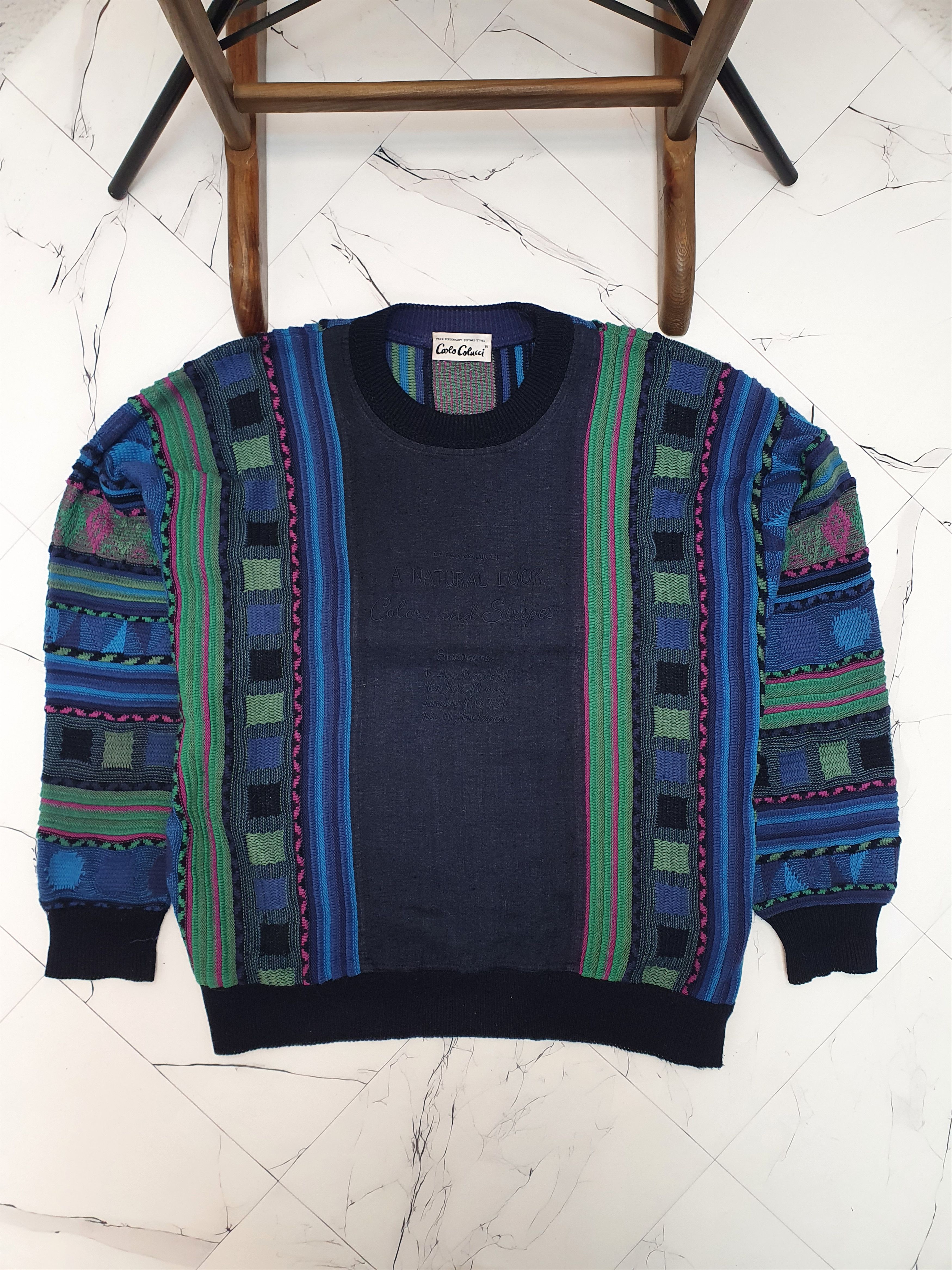 Carlo Colucci × Streetwear × Vintage Vintage Carlo Colucci Cable Knit ...