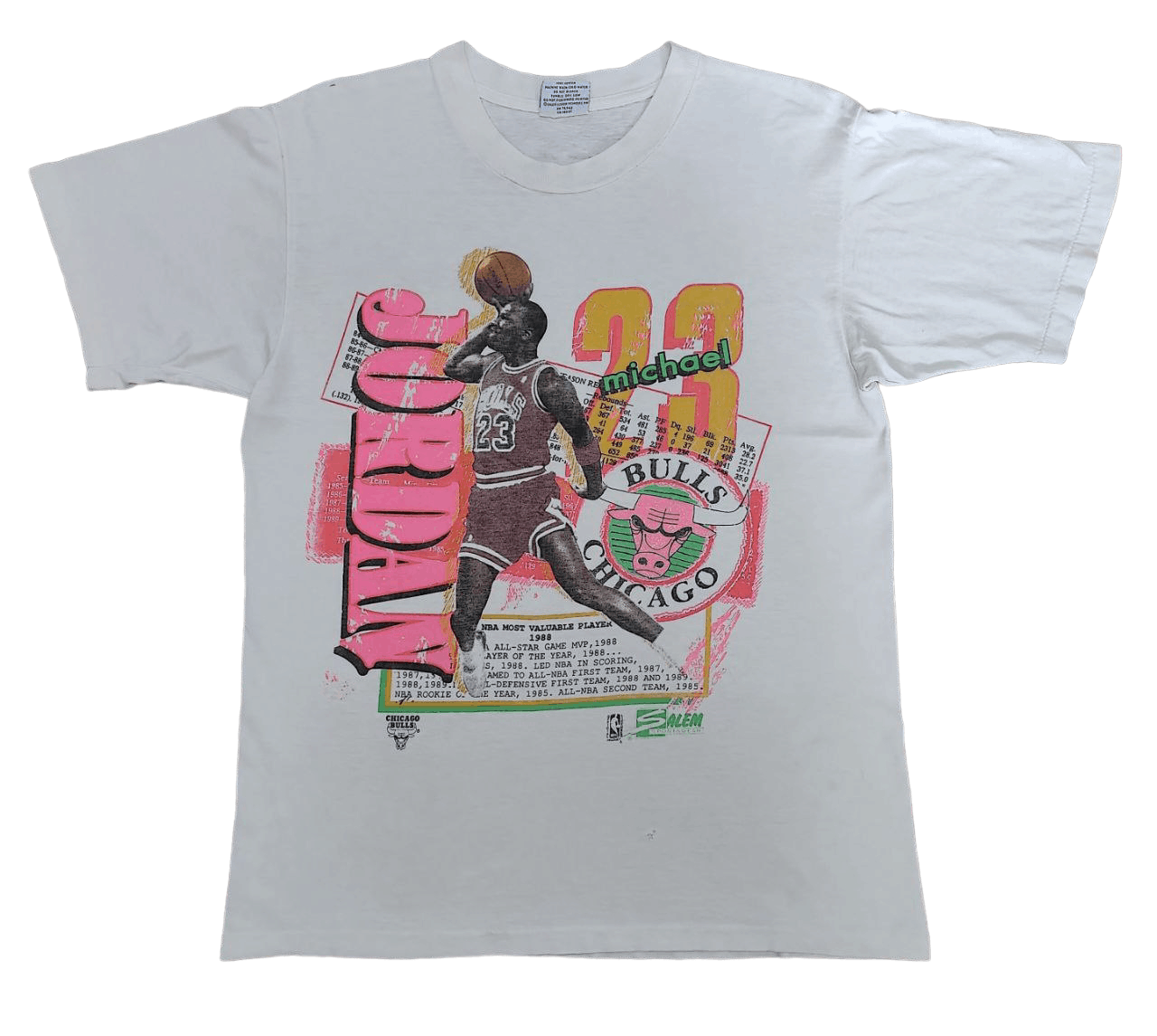 NBA × Vintage 80s Vintage Michael Jordan NBA Chicago Bulls T | Grailed