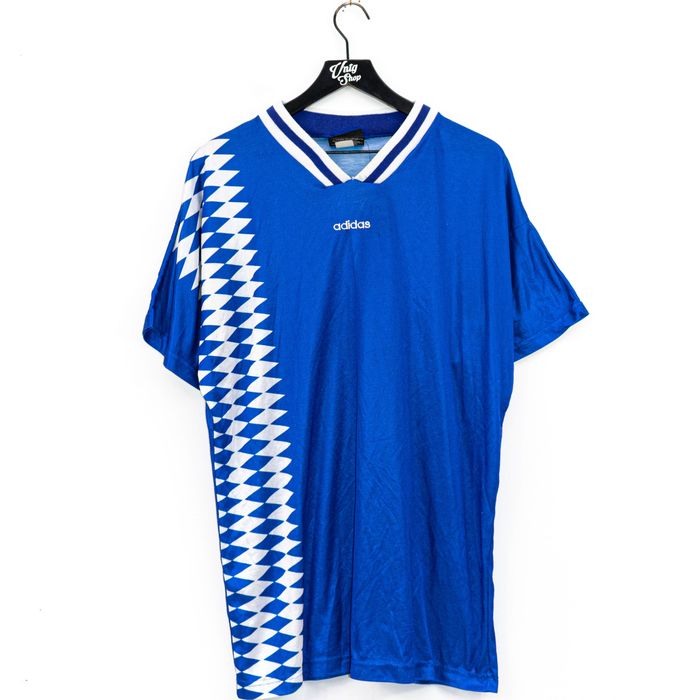 Adidas 1994 1995 Adidas Diamond Template Soccer Jersey Blokecore | Grailed