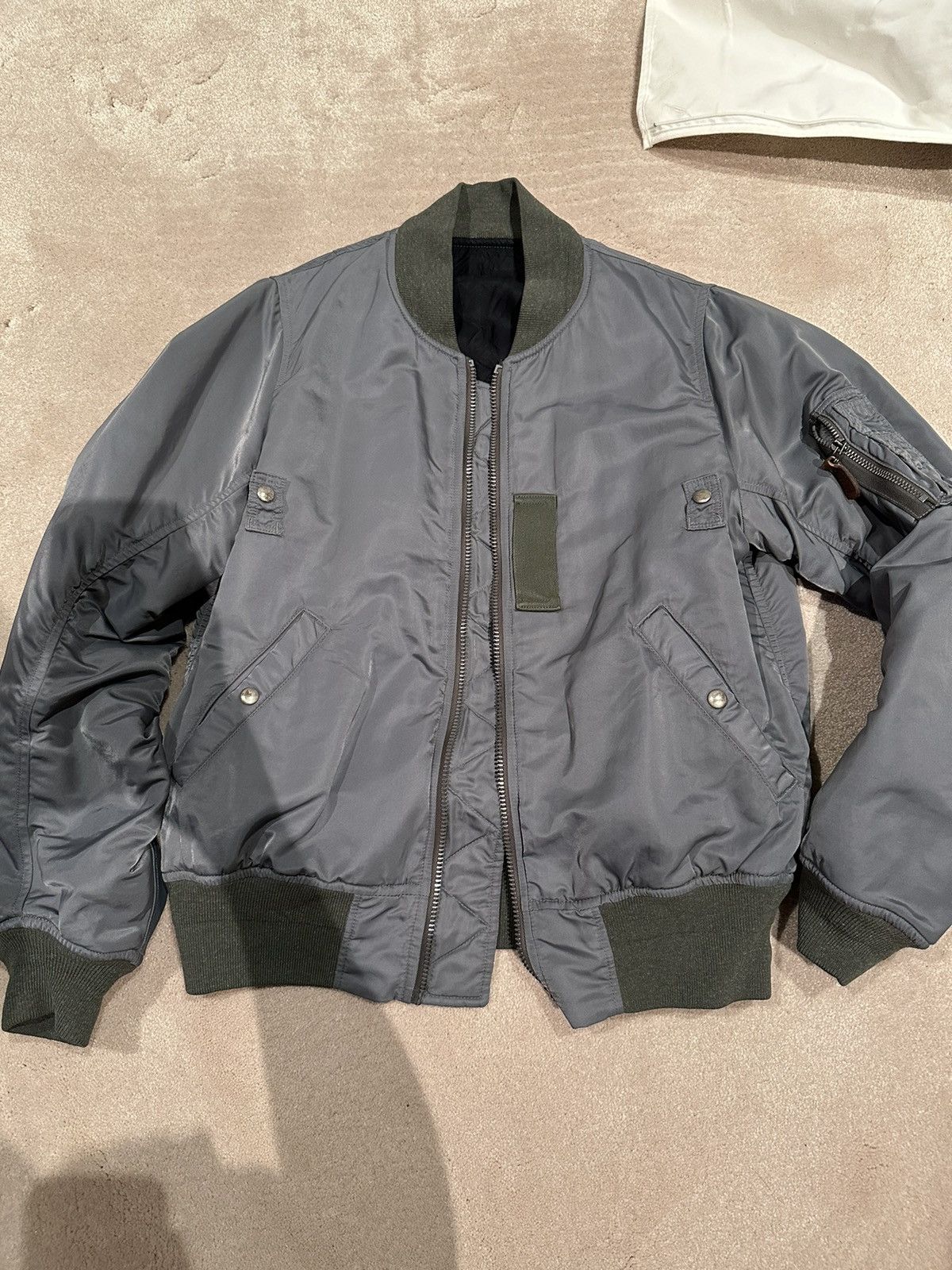 Visvim Rare Visvim Thorson bomber flight jkt Mud dye | Grailed