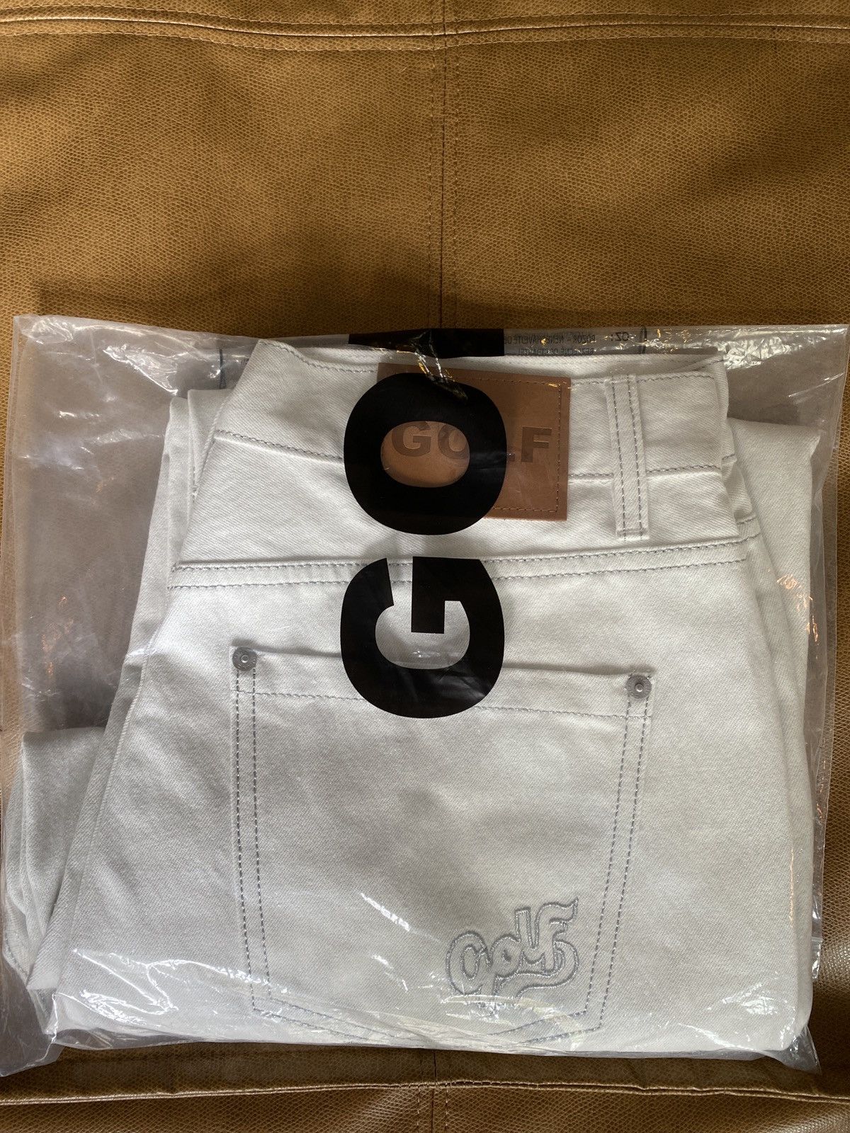 Golf Wang Golf Wang Glitter Denim Jean - Natural | Grailed