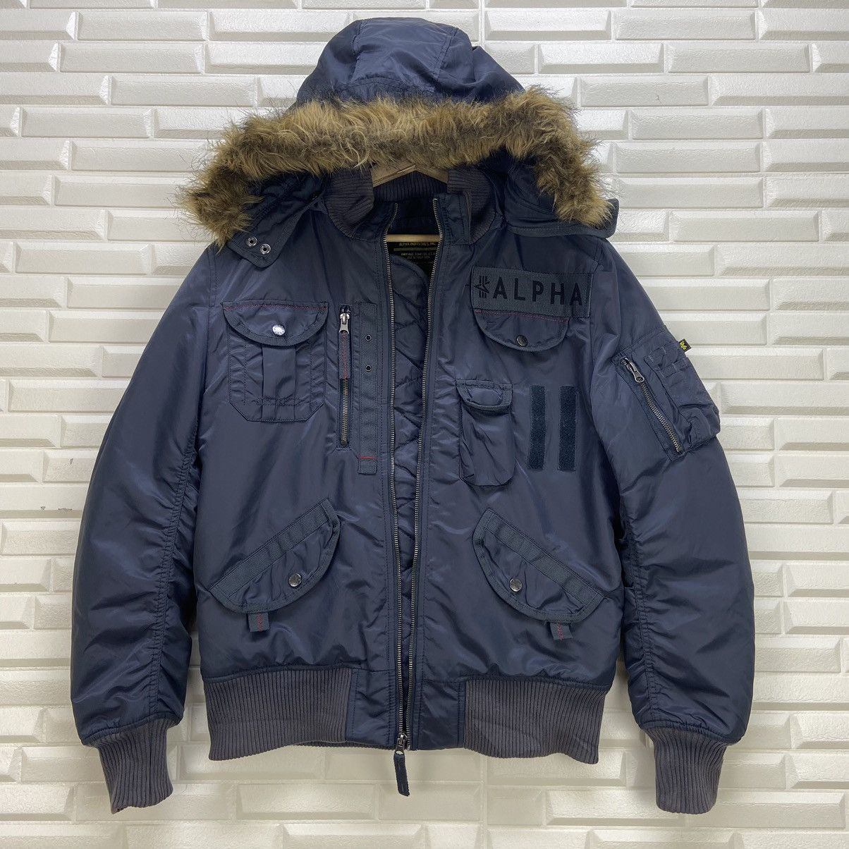 Alpha Industries × Bomber Jacket Alpha Industries Fleet Airborne ...