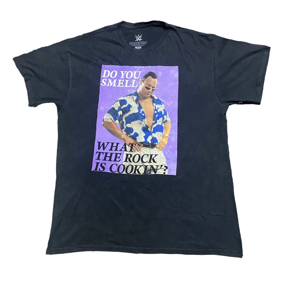 Wwf The Rock Shirt 'Do you Smell What The Rock Is Cookin? | Grailed