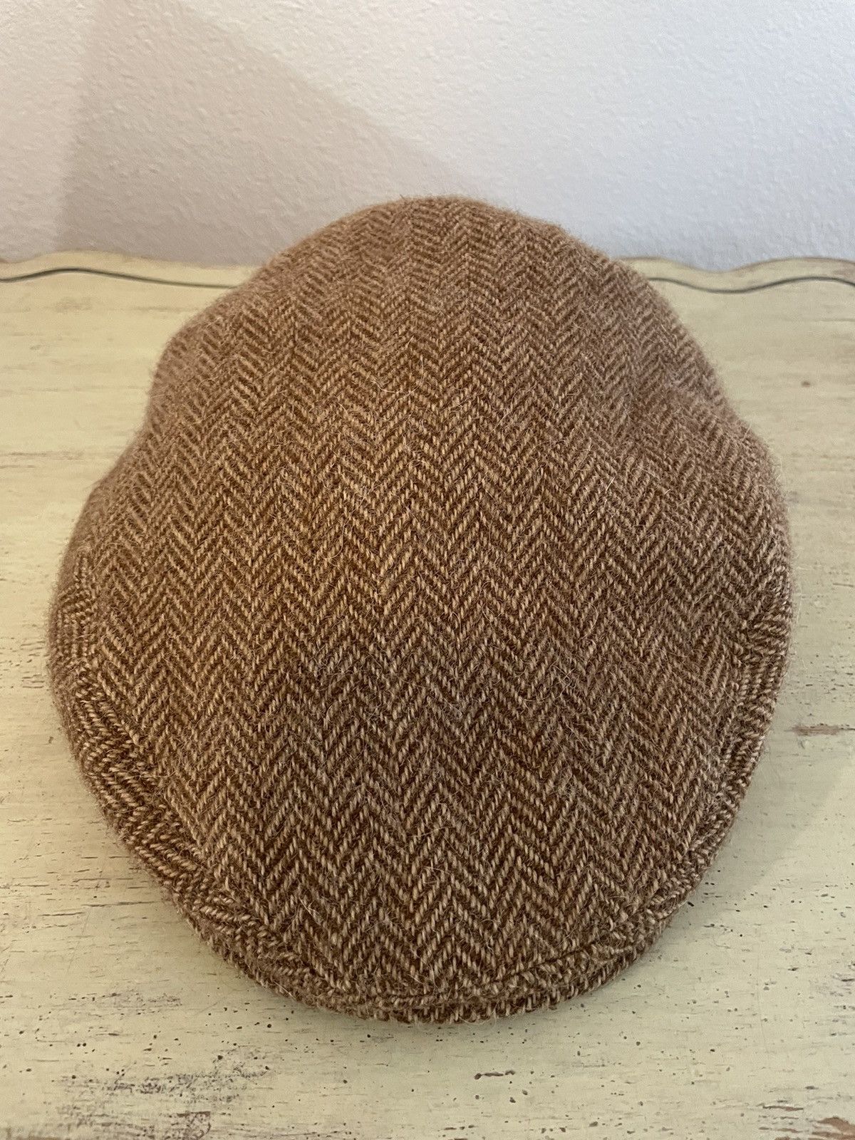 Ralph Lauren Purple Label Herringbone Flat Cap | Grailed
