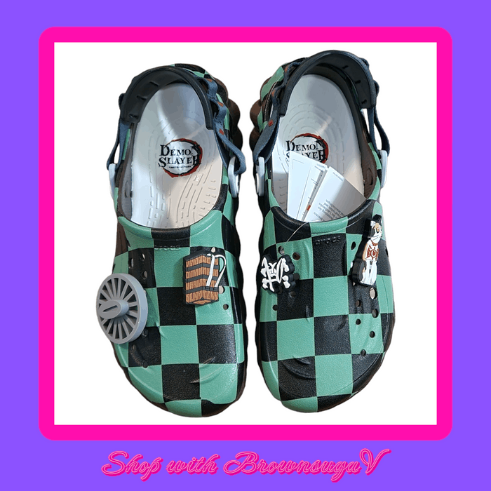 Crocs Size 8 Men's Crocs x Demon Slayer Tanjiro Echo Clog | Grailed