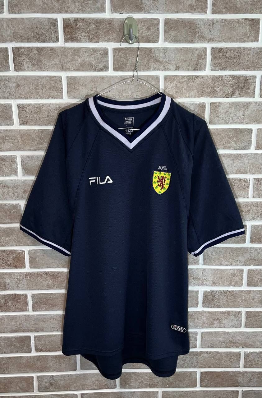 Fila × Vintage Scotland team 2000-2002 home football shirt jersey Fila ...