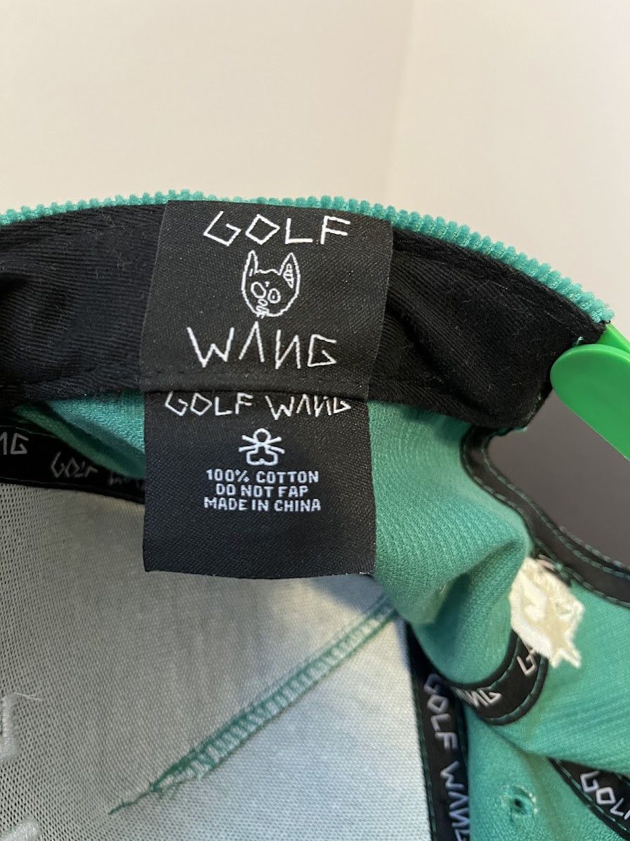 Golf Wang × Odd Future × Tyler The Creator Golf Wang Corduroy Snapback Hat Kelly Green | Grailed