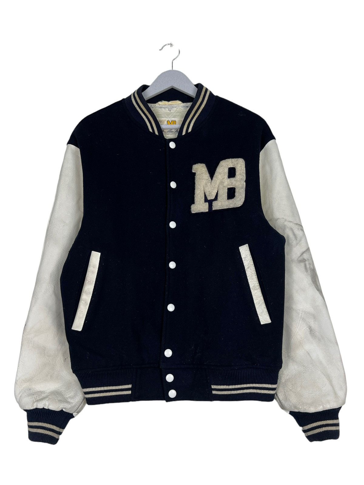 Japanese Brand × Macbeth × Varsity Jacket 🔥 VINTAGE MAC BETH VARSITY ...