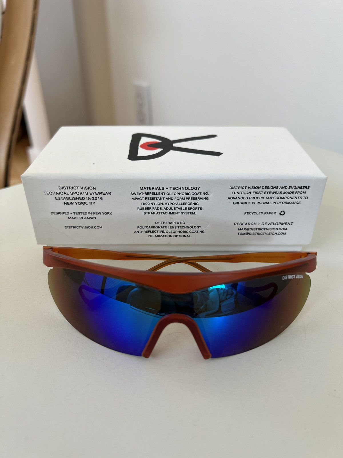 District Vision District Vision Koharu Sunglasses Mirrored | Grailed