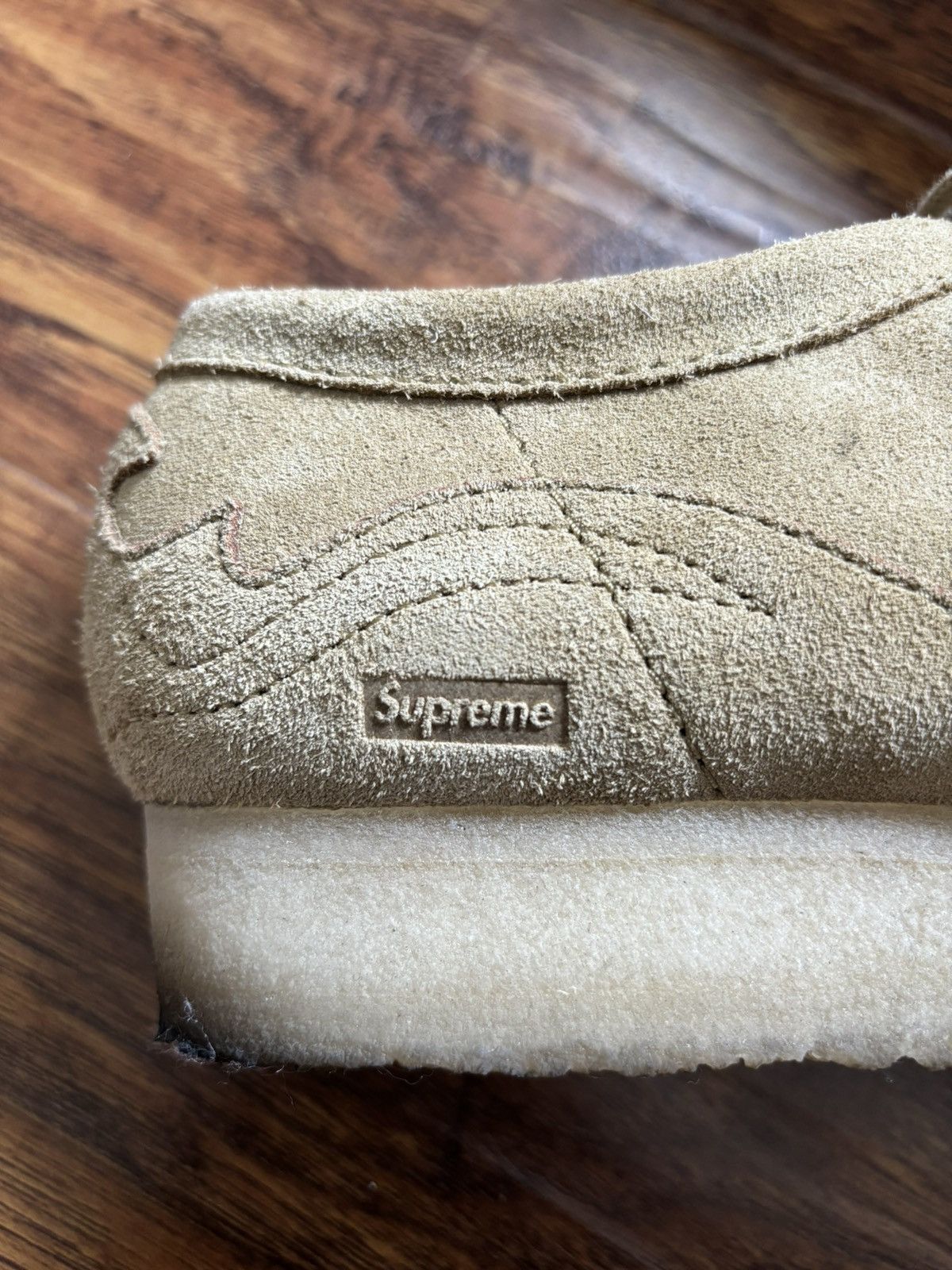 Supreme Tan Clarks Wallabee Supreme Western Collab | Grailed