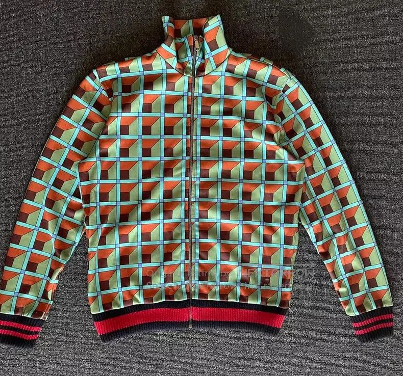 Gucci Gucci Colorful Grid Pattern Jacket. | Grailed
