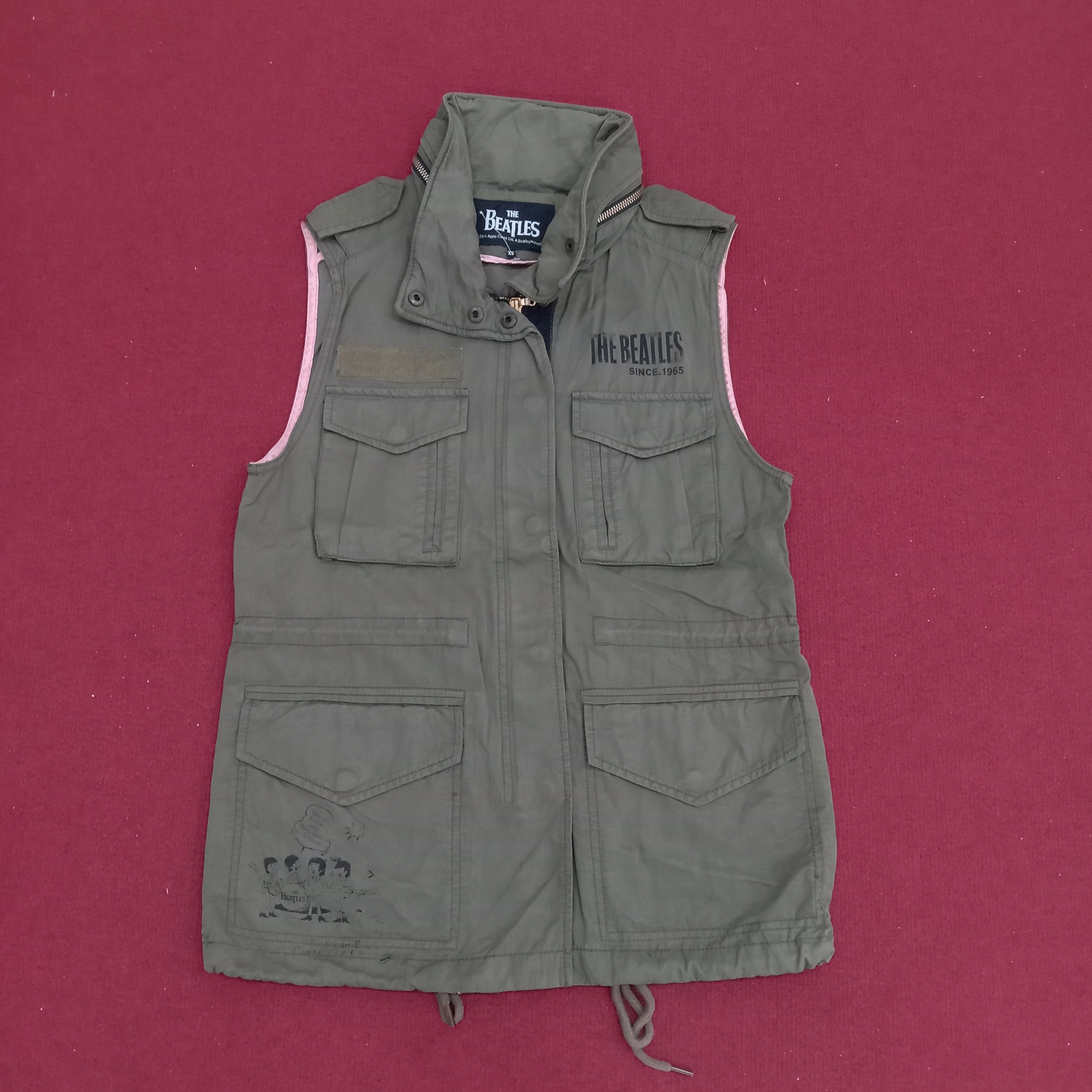 Band Tees × Vintage The Beatles Band Multi Pocket Design Vest | Grailed