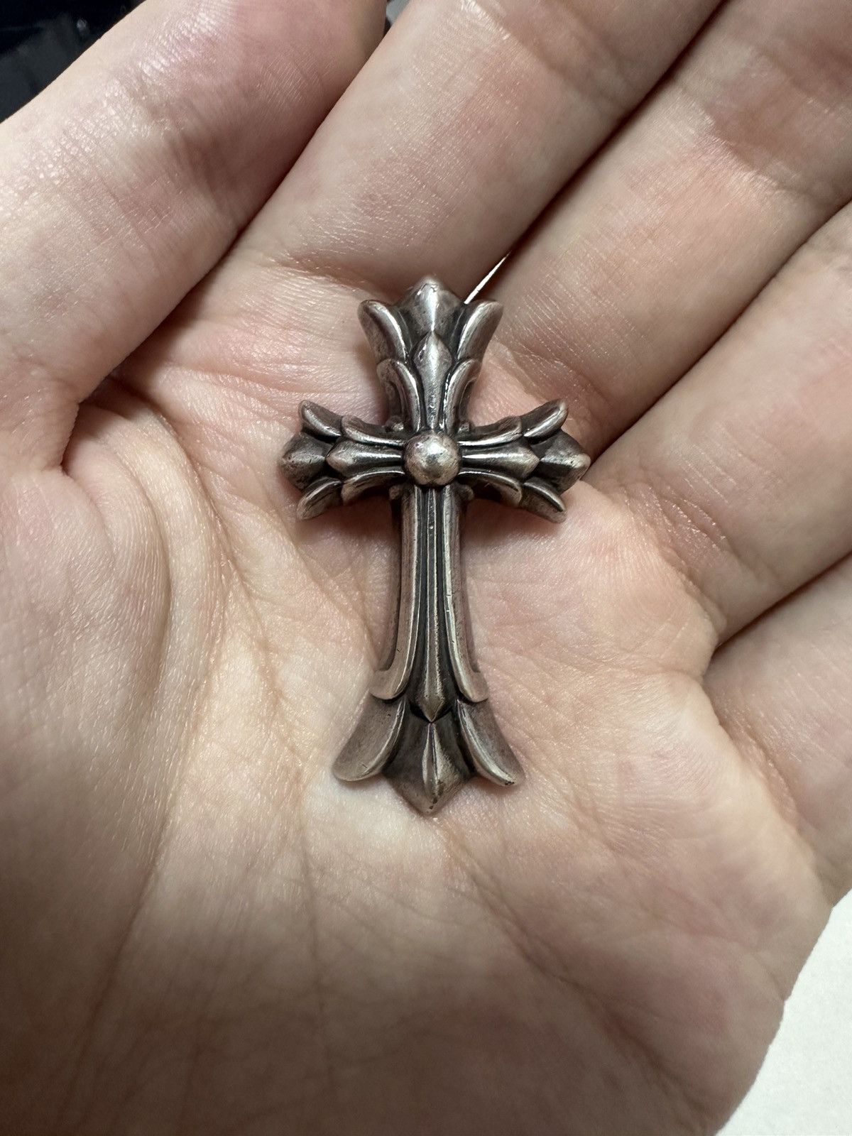 Chrome Hearts Chrome Hearts double cross pendant | Grailed