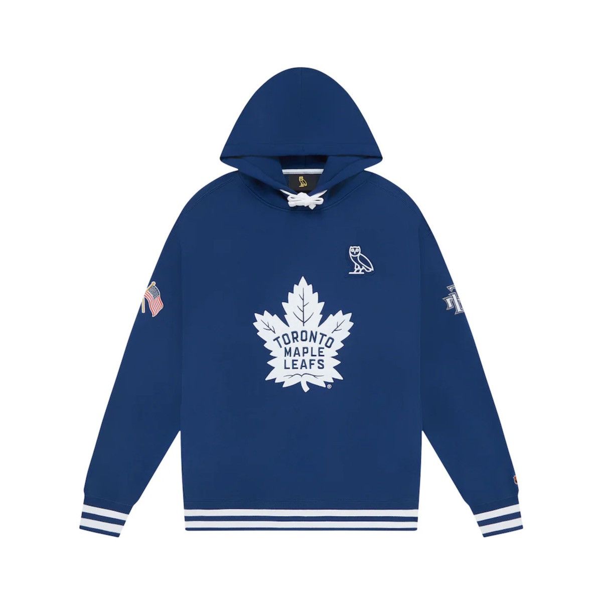 Drake × Octobers Very Own OVO X NHL - TORONTO MAPLE LEAFS BLUE HOODIE ...