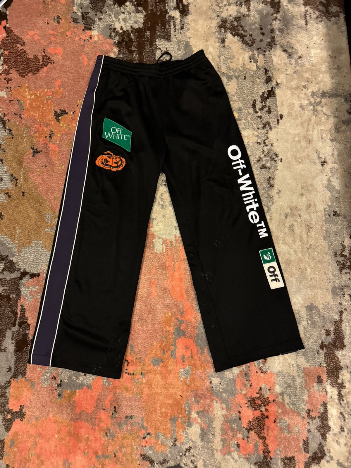 Off-White Off white skate track pants | Grailed