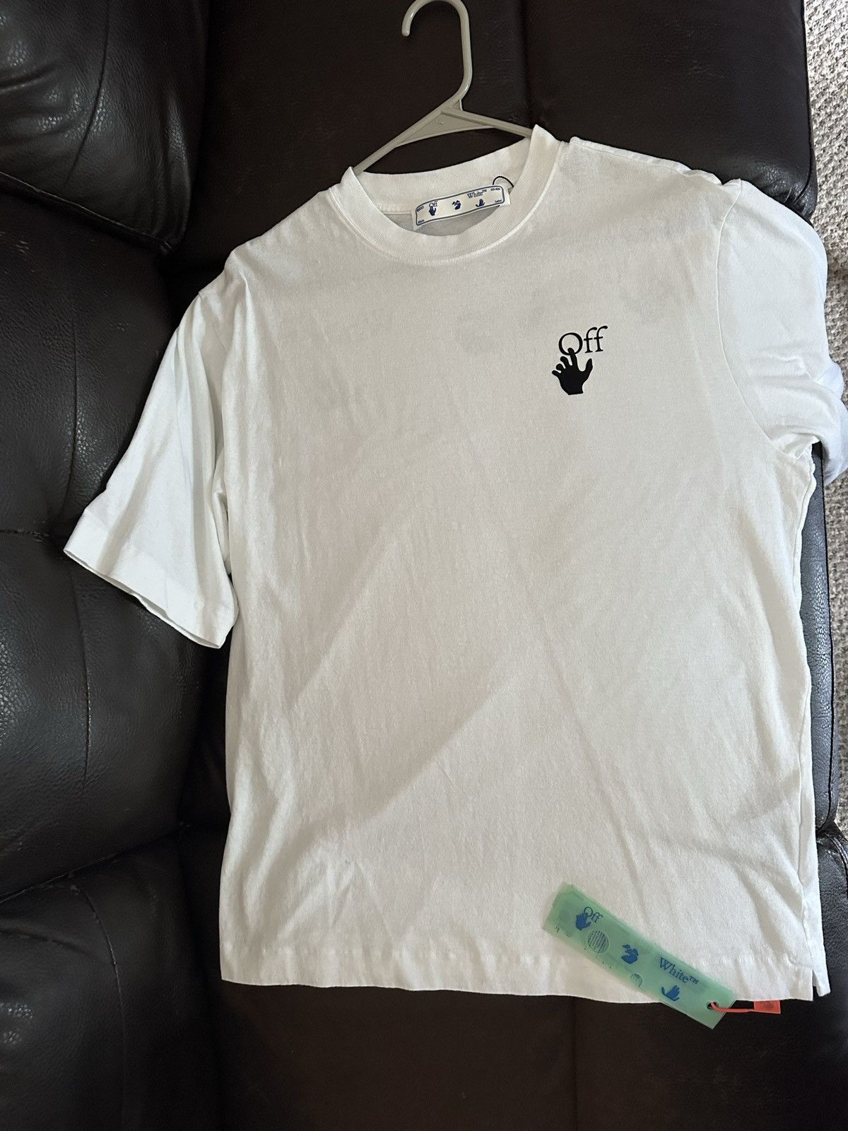 Off-White Off-White Hands Off logo T-shirt | Grailed