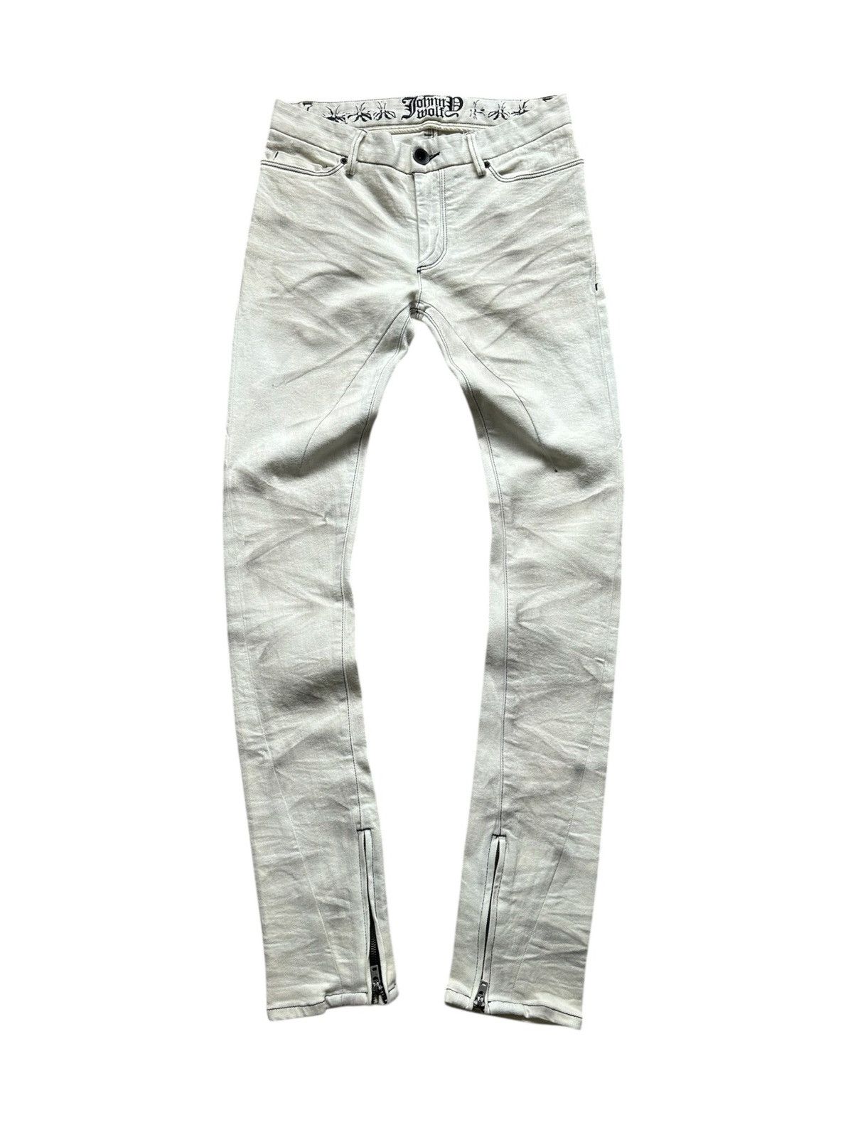 14th Addiction SS14 Johnny Wolf whiskered Detroit slim denim jrock vkei ...