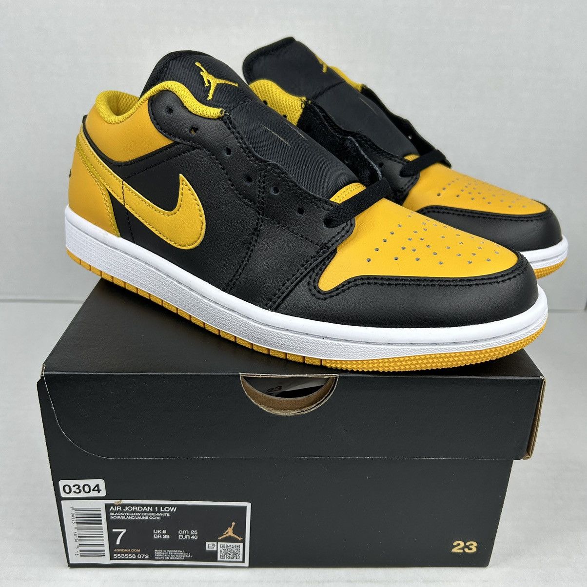 Nike Air Jordan 1 Low Yellow Ochre Size M7/W8.5 | Grailed