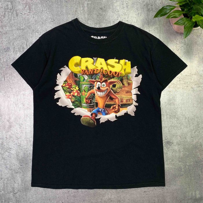 The Game Official Crash bandicoot tee video game cartoon streetwear M ...