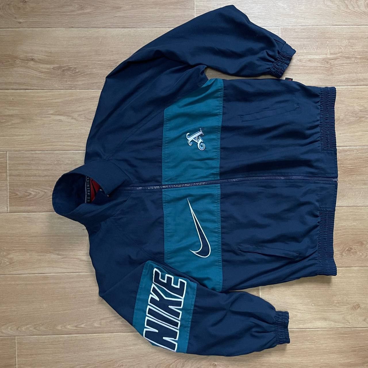 Nike × Vintage Vintage Arsenal 90s Nylon Training Jacket rare by nike ...