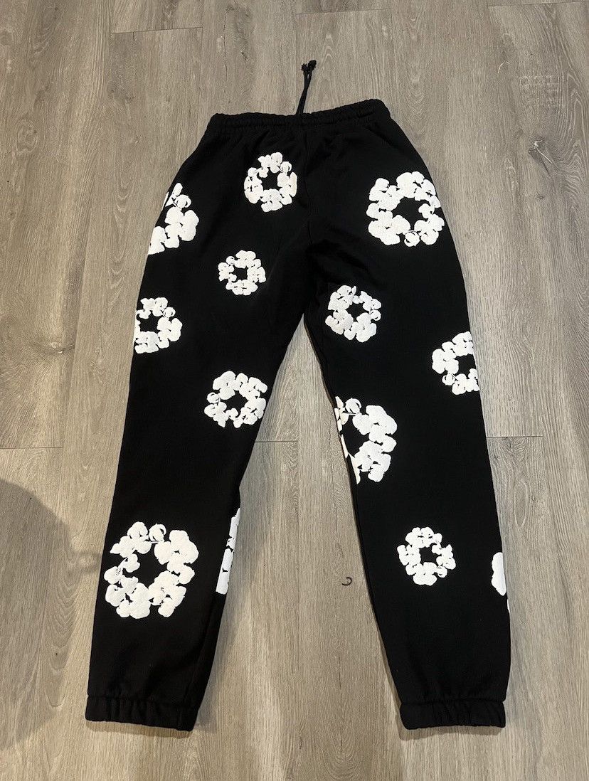 DENIM TEARS Denim Tears Men's Black Joggers The Cotton Wreath | Grailed