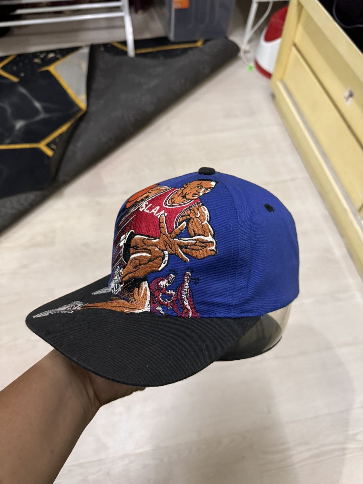 NBA × Vintage Jordan Tomahawk Slam Vintage Full Embroidered NBA ...