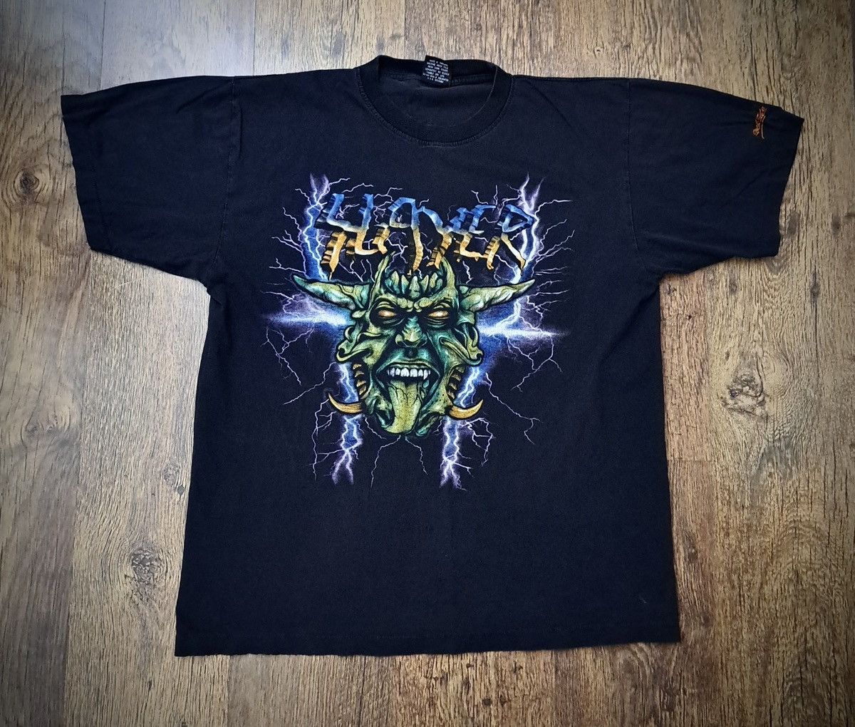 Band Tees × Vintage SLAYER x 90s BOOTLEG x T-Shirt | Grailed